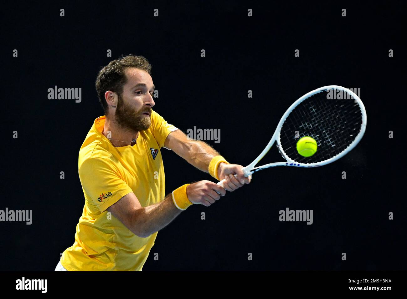 Constant Lestienne of France in action during his match against Cameron ...
