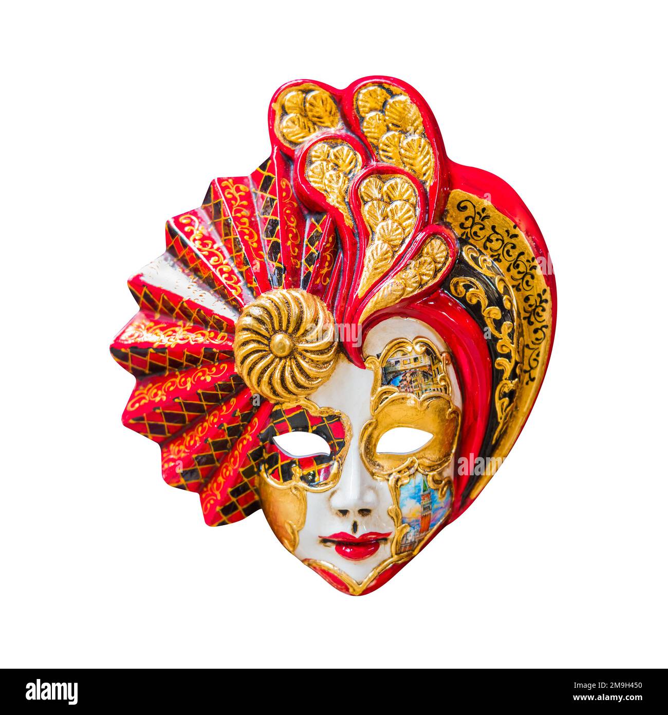 Venetian Carnival Mask from Venice, Italy. Beautiful elegant Venetian ...