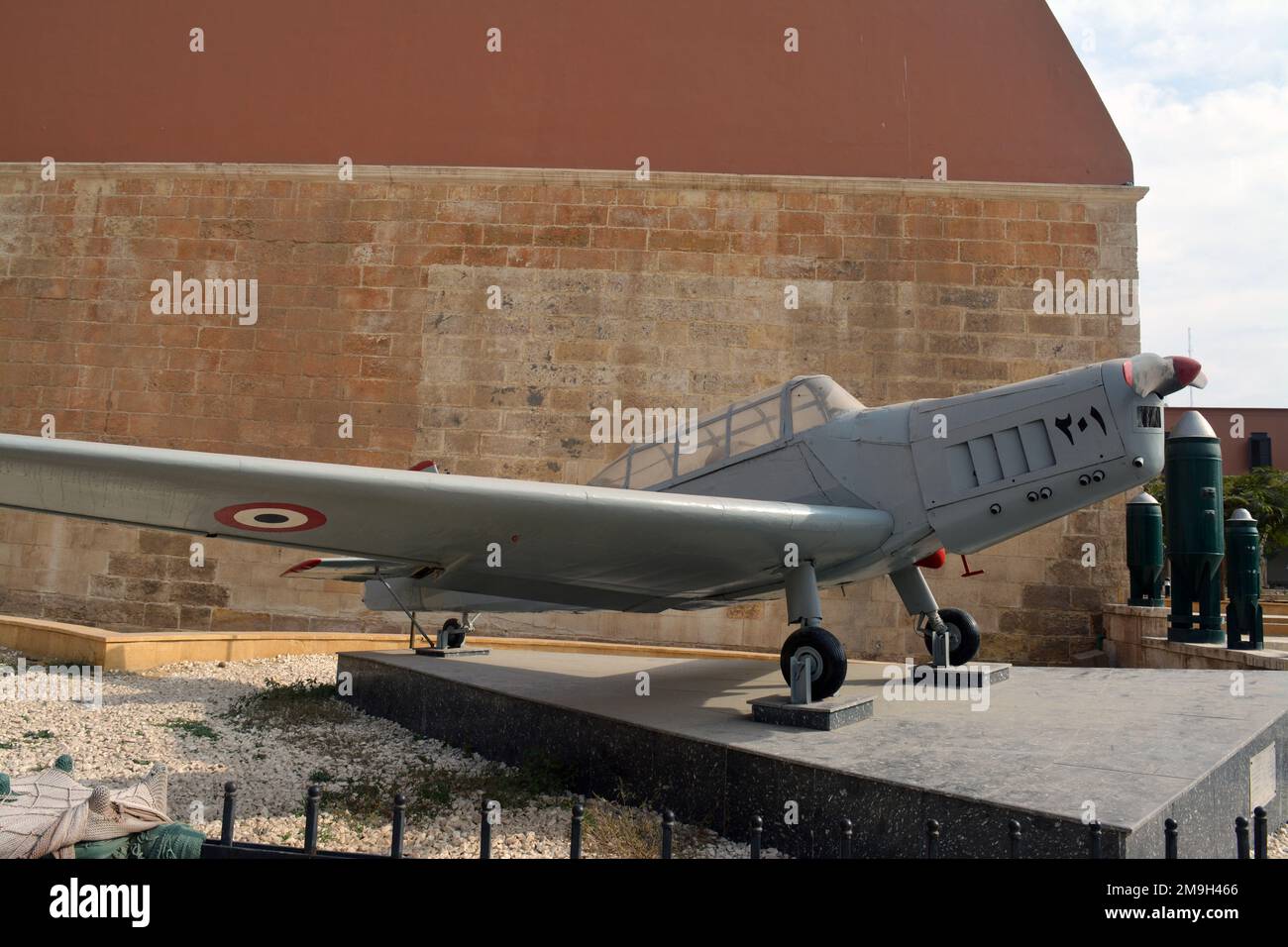 Cairo, Egypt, January 7 2023: Czechoslovakian Zlin 226 primary trainer ...