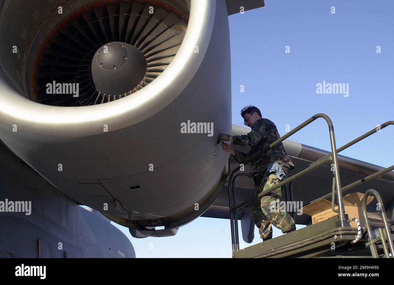 US Air Force (USAF) Technical Sergeant (TSGT) Kurt Ertel, a reservist ...