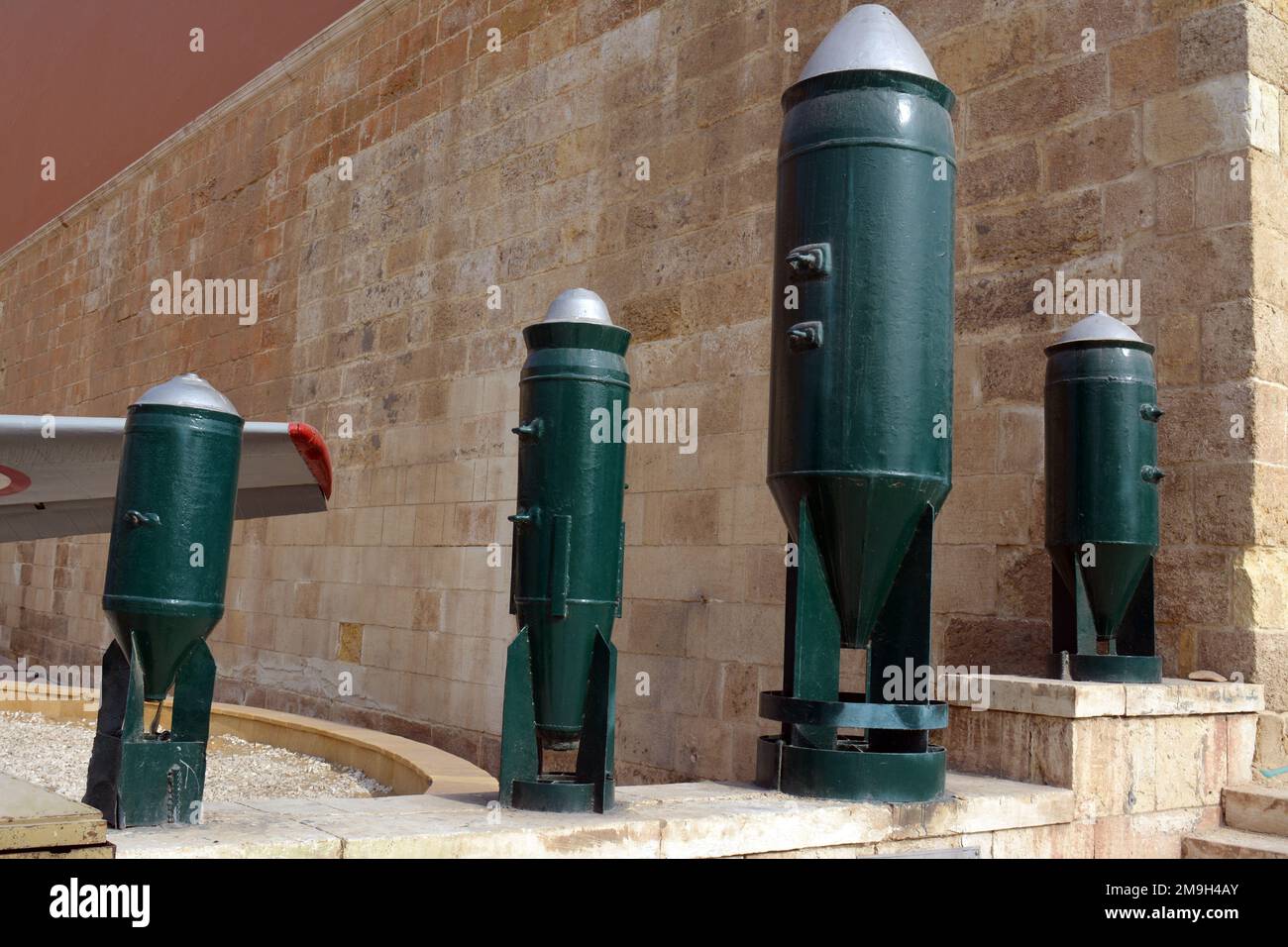 Cairo, Egypt, January 7 2023: old ancient retro highly explosive heavy ...