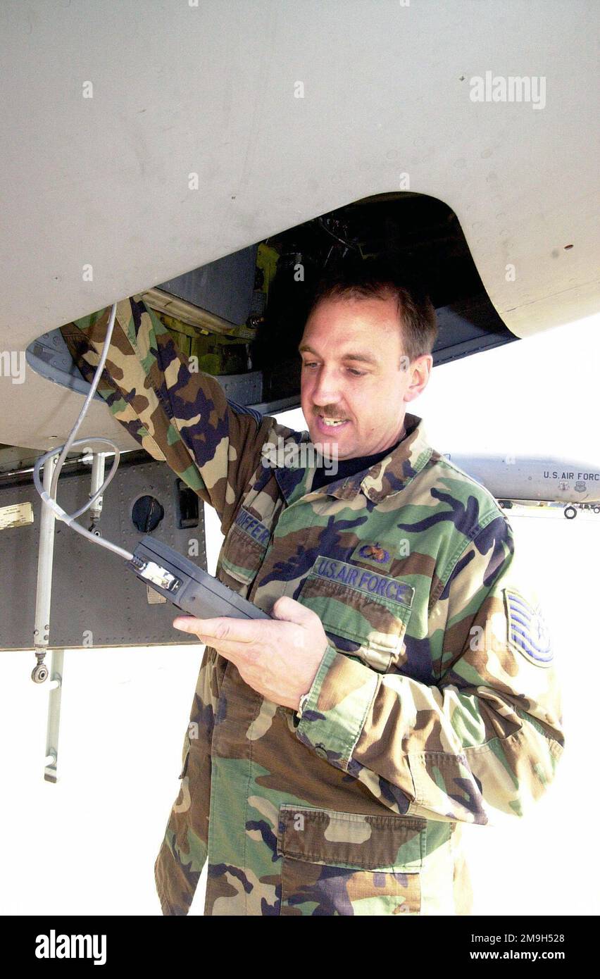 Technical Sergeant (TSGT) Mike Nuoffer, a jet mechanic with the 128th ...