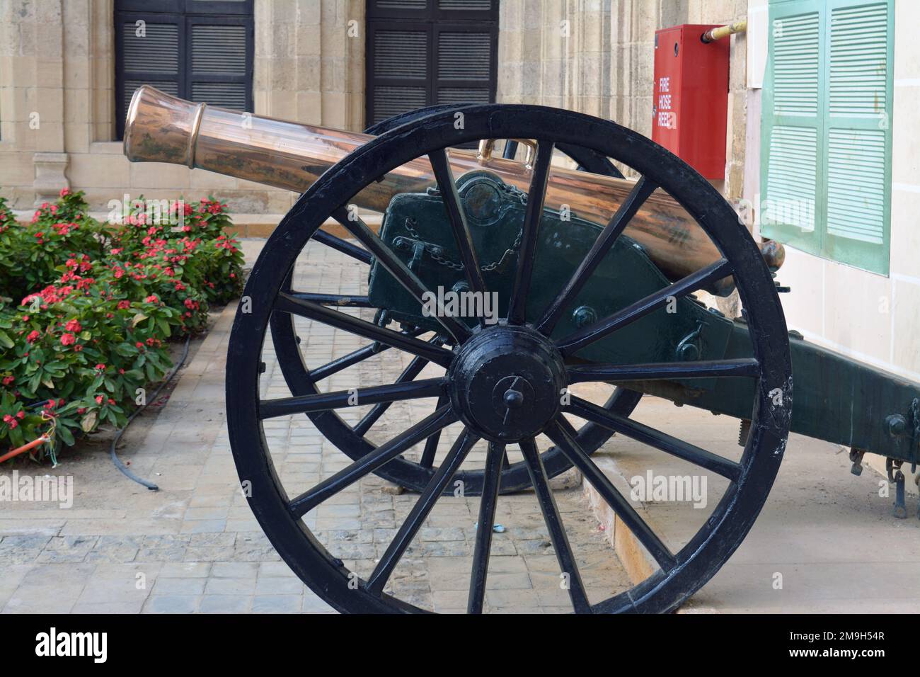 An old ancient Ramadan iftar cannon that used to fire to announce the ...