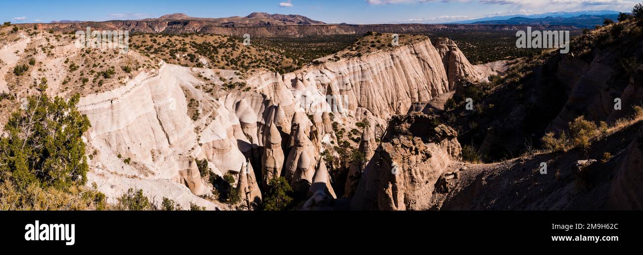 Landscape with rock formations and cliffs, Kasha-Katuwe Tent Rocks ...