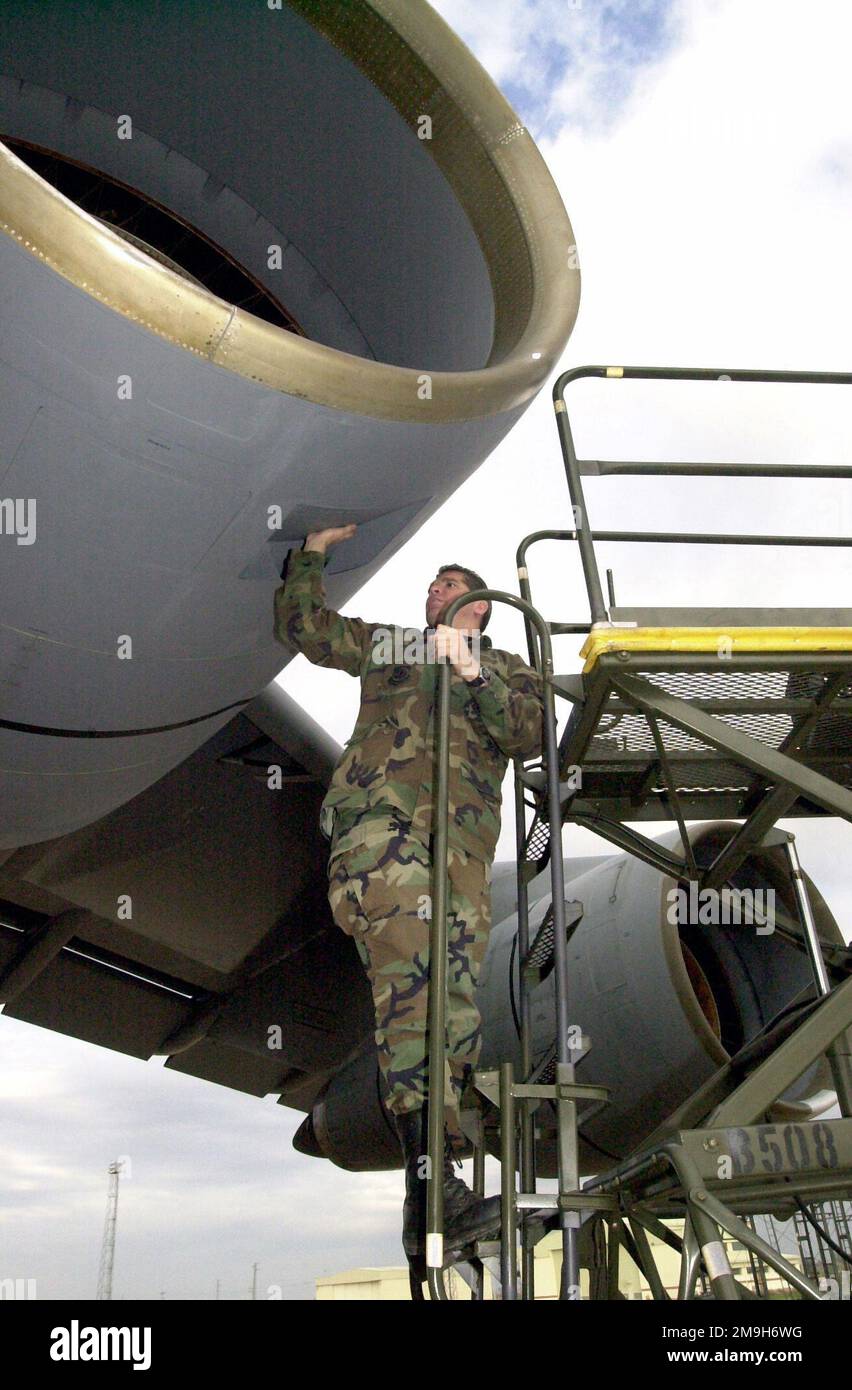 Technical Sergeant (TSGT) Bruce Yargeau, with the 439th Aircraft ...