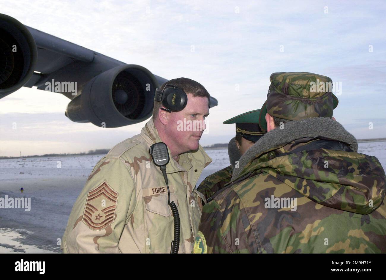 CHIEF MASTER Seargeant (CFMSGT) Robert Force from the 86th Contingency ...
