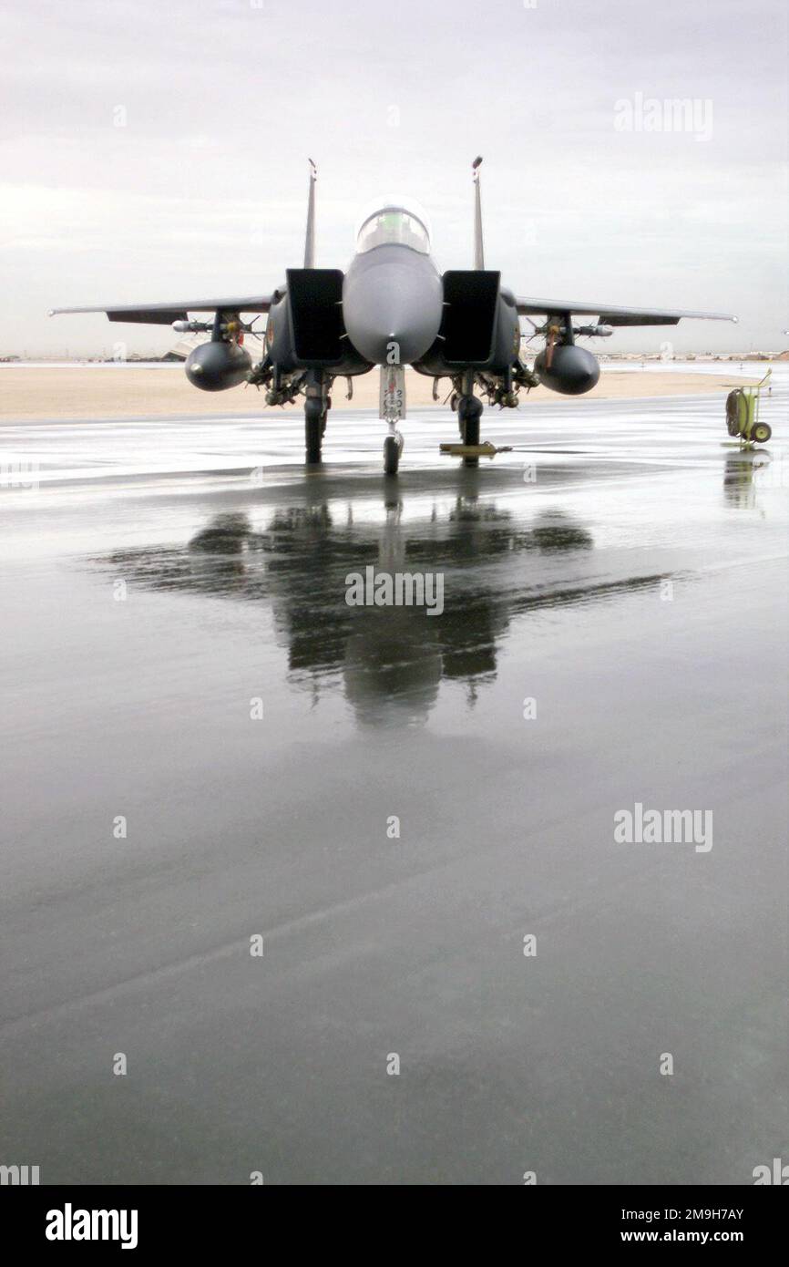 020104-F-3356N-001. [Complete] Scene Caption: A head on view of a ...