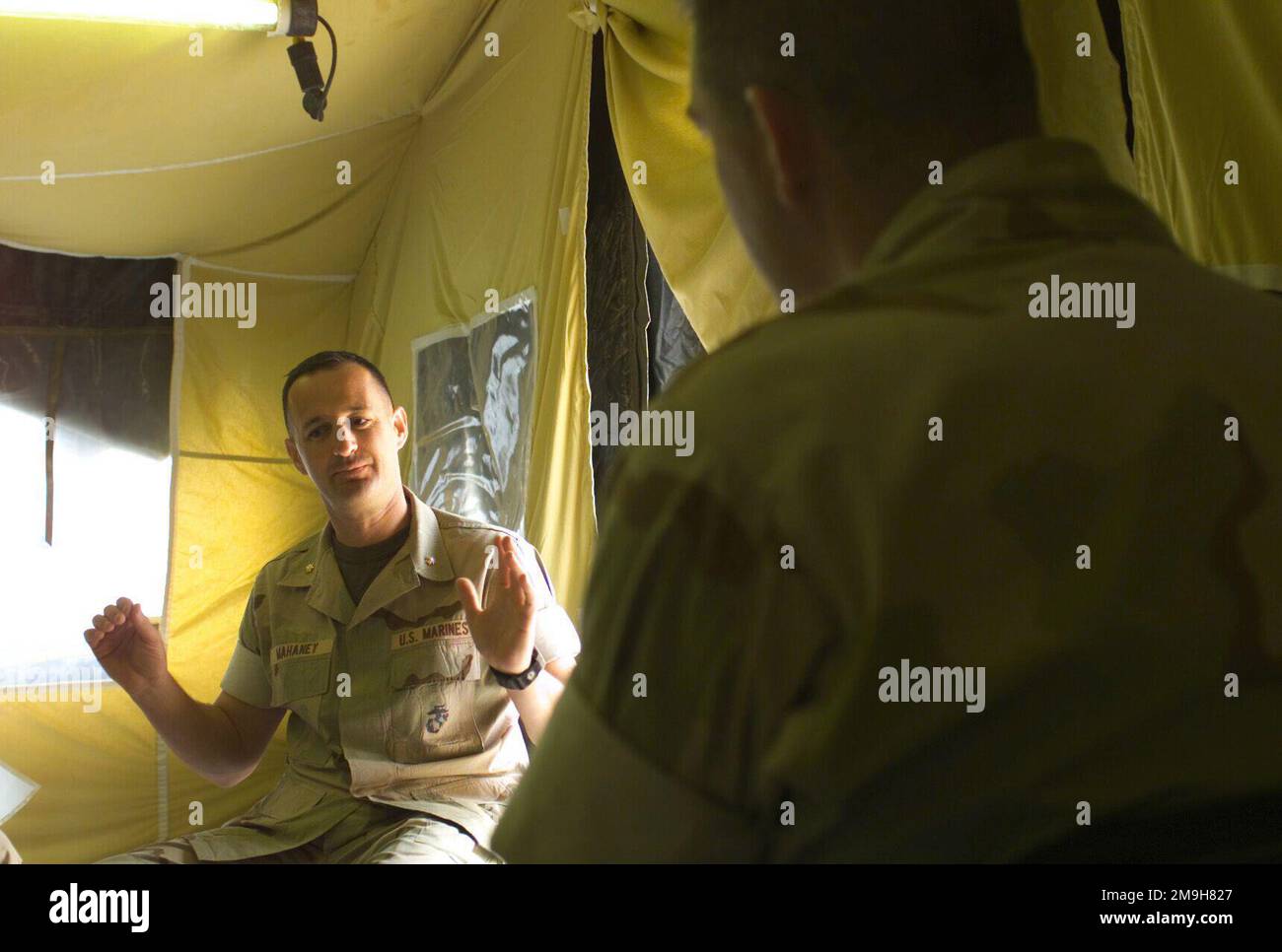 Lieutenant Colonel Nathan Lowrey (right), Marine Corps Historian ...