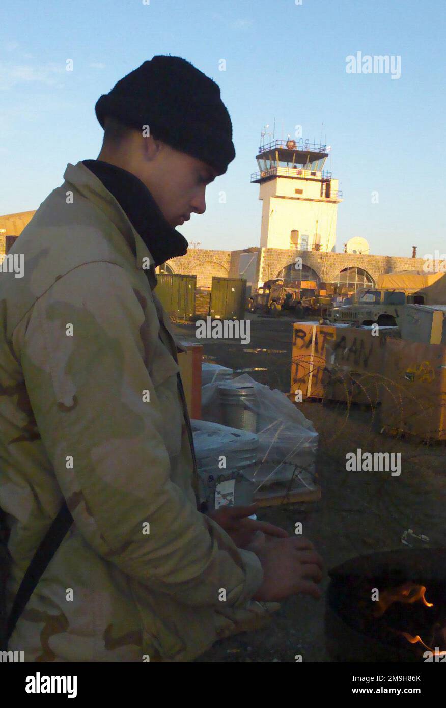 Corporal B. A. Theobald, USMC, 2d Reconnaissance Battalion, attached to ...