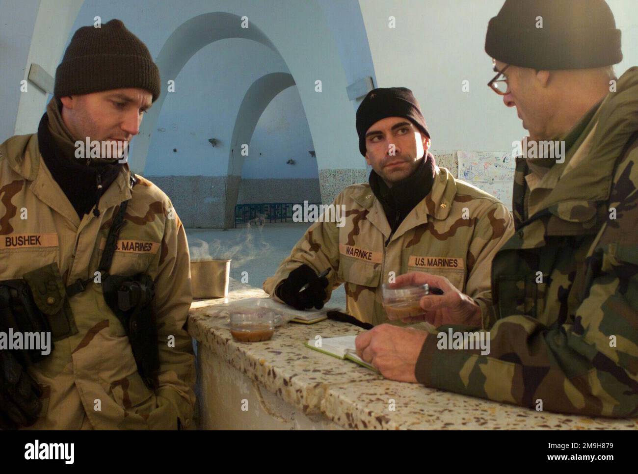 Members of the Marine Central Command Combat Assessment Team, from left ...