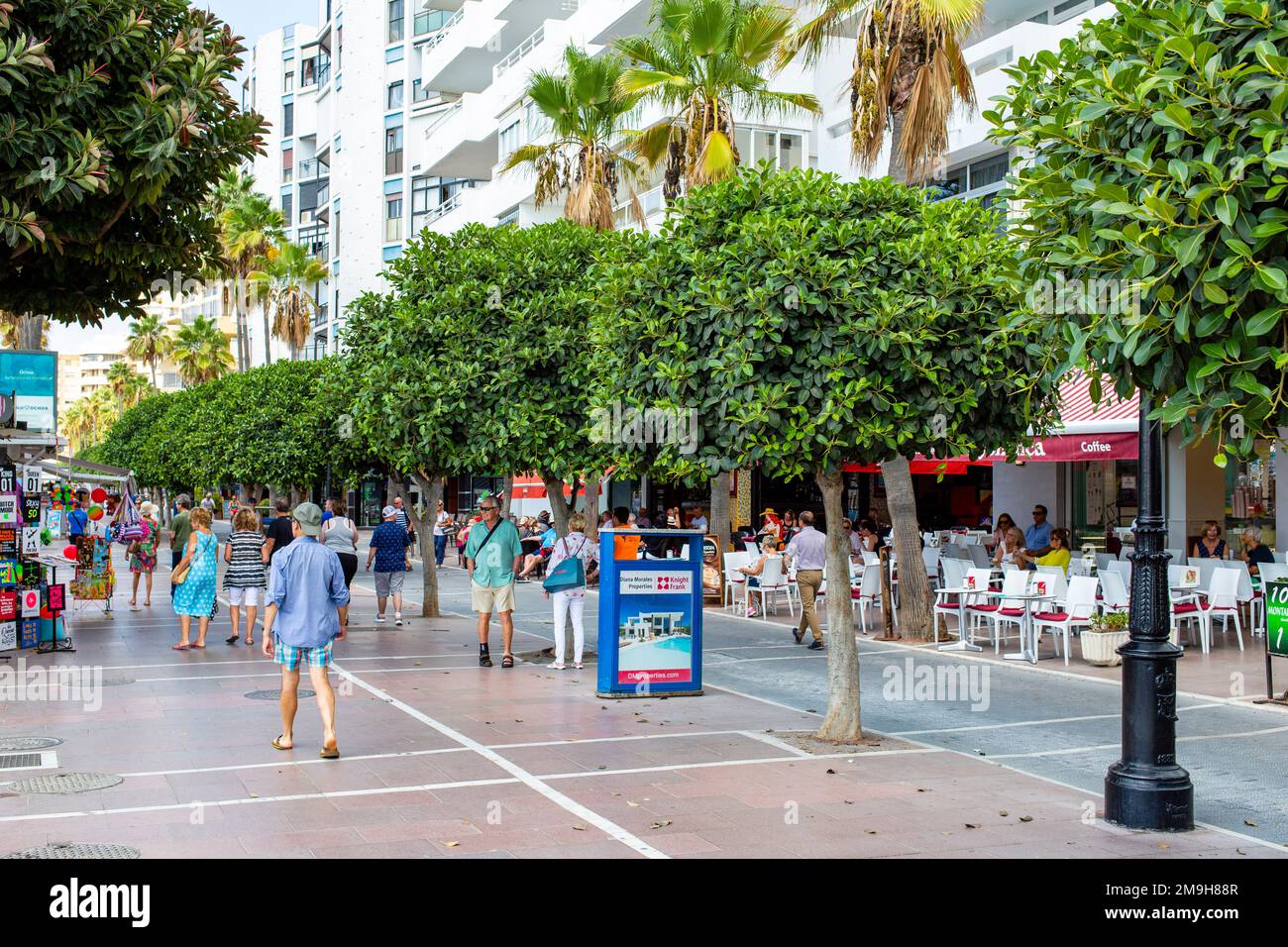 Marbella promenade hi-res stock photography and images - Alamy