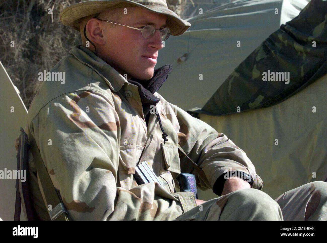 Lance Corporal K. A. Heaps, USMC, from Alpha Company, 2d Light Armored ...