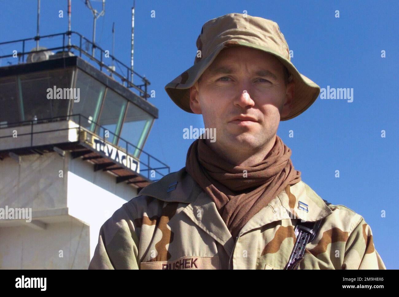 Captain Christopher Bushek, USMC, Force Protection Officer, Marine ...
