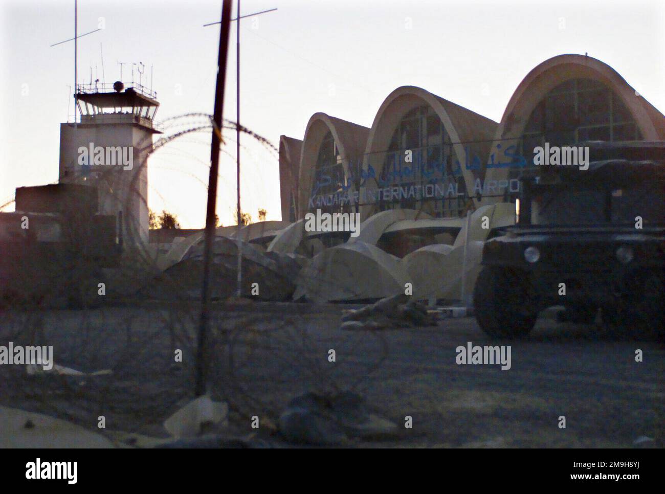 A view of the Kandahar International Airport, Kandahar, Afghanistan ...