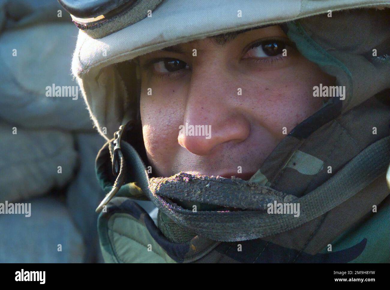 Field portrait of Lance Corporal R. DeJesus, USMC, a member of Military ...