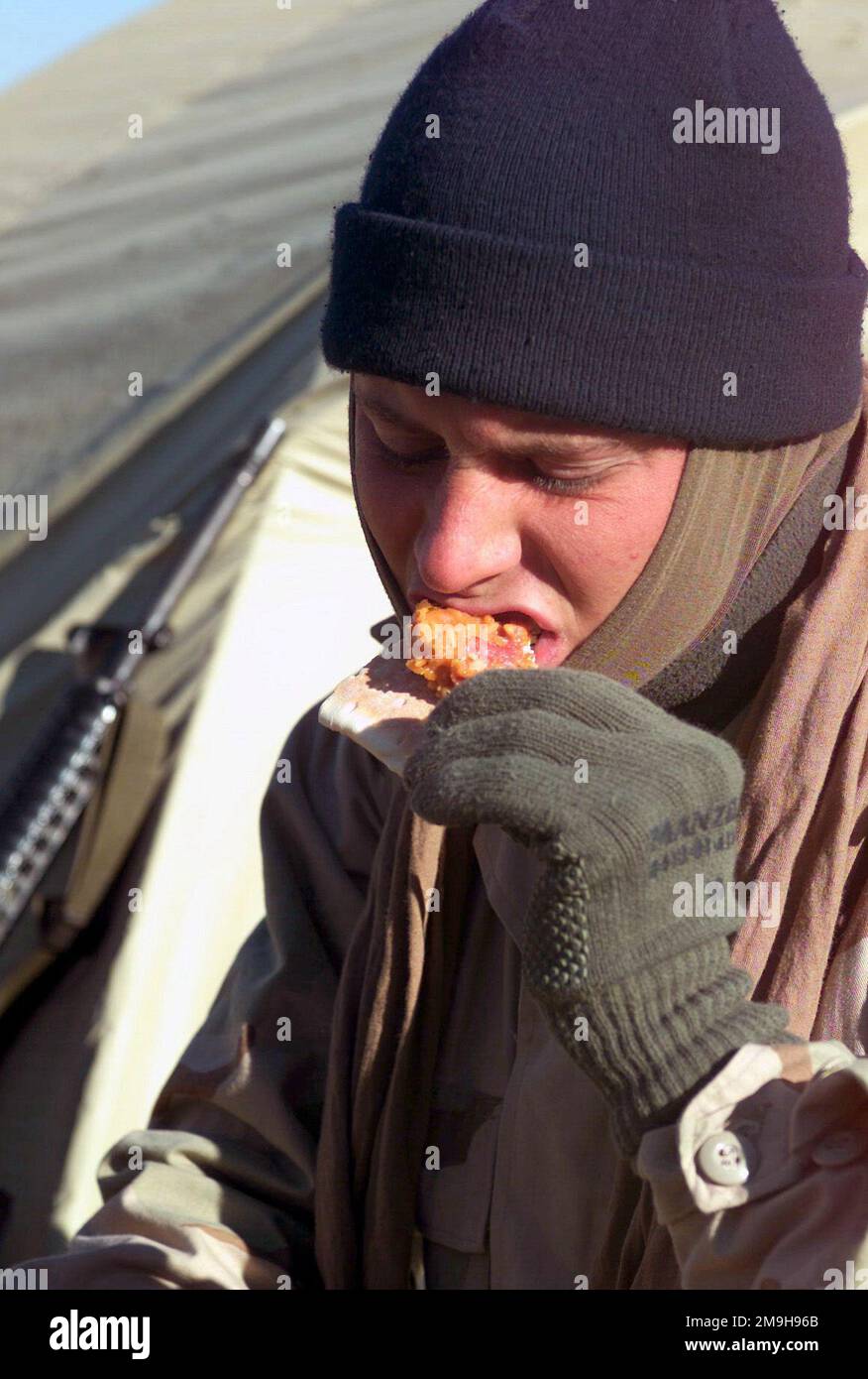 A Marine with Battalion Landing Team 3/6, 26th Marine Expeditionary ...
