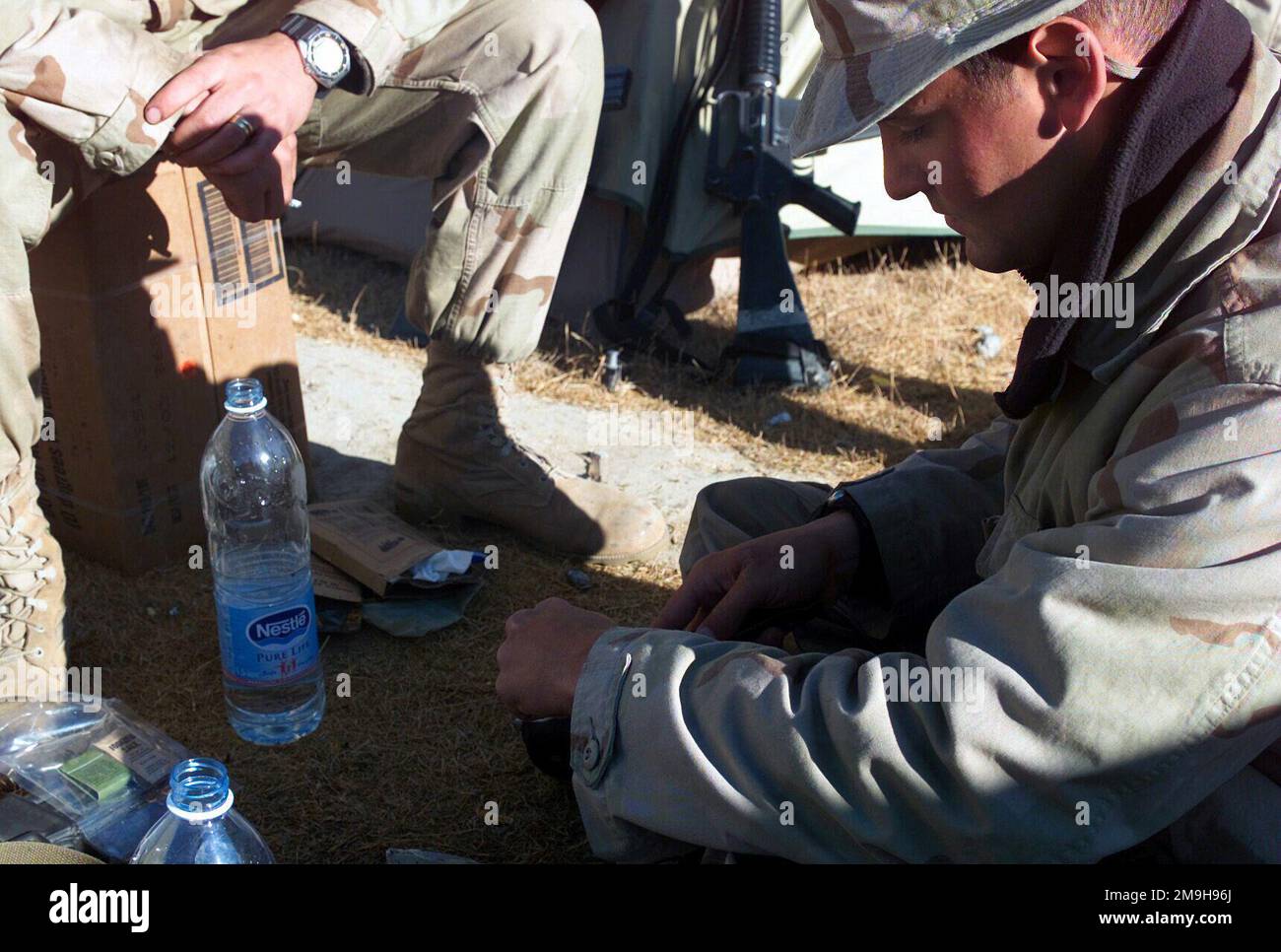 Marines with Battalion Landing Team 3/6, 26th Marine Expeditionary Unit ...