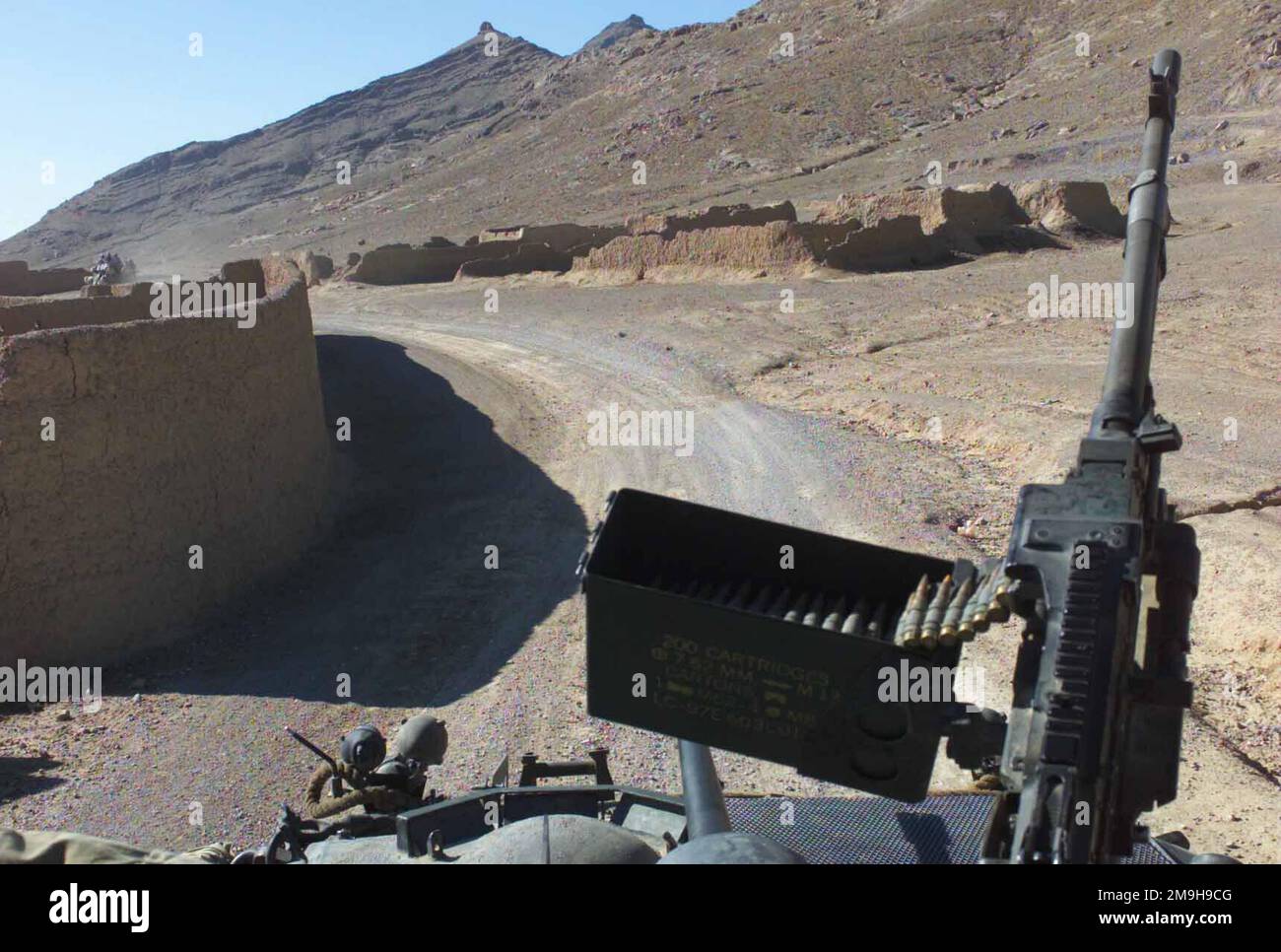 A view from atop the turret of a Light Armored Vehicle-25 (LAV-25 ...