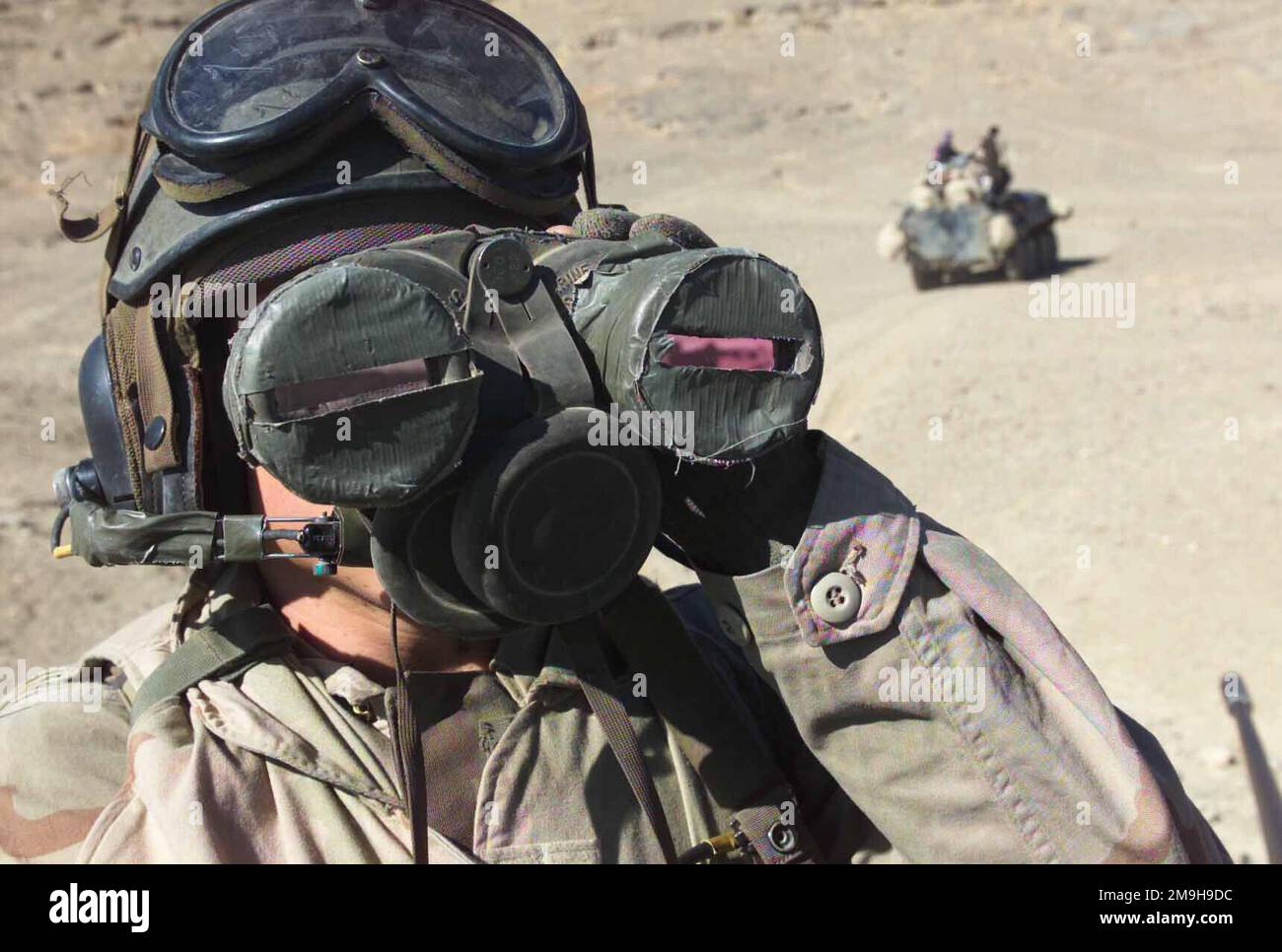 With a LAV-25 (Light Armored Vehicle) moving on in the background ...