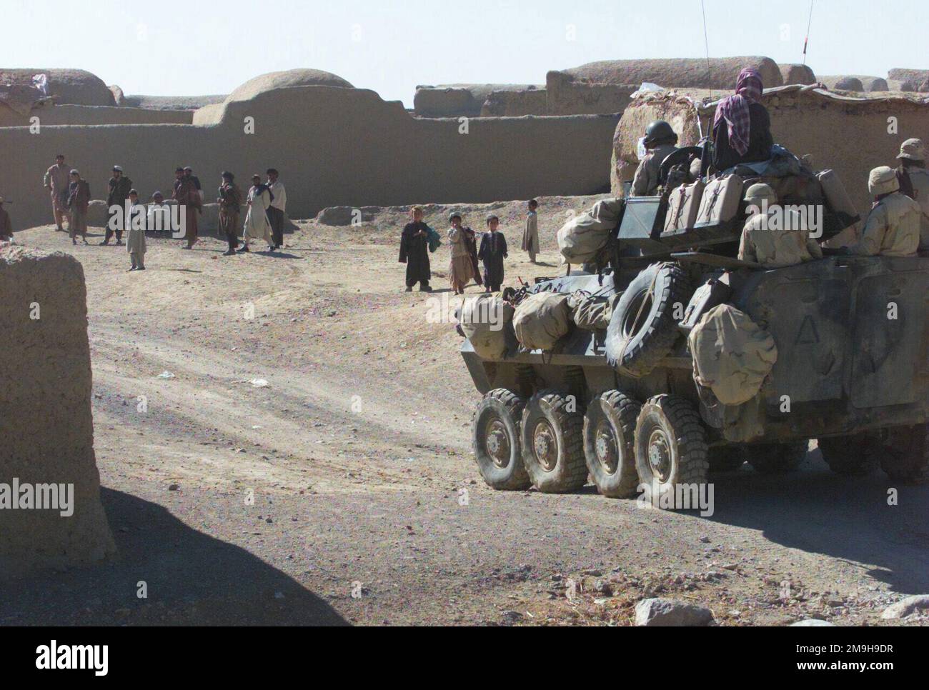 With an Afghan interpreter onboard their Light Armored Vehicle (LAV-25 ...