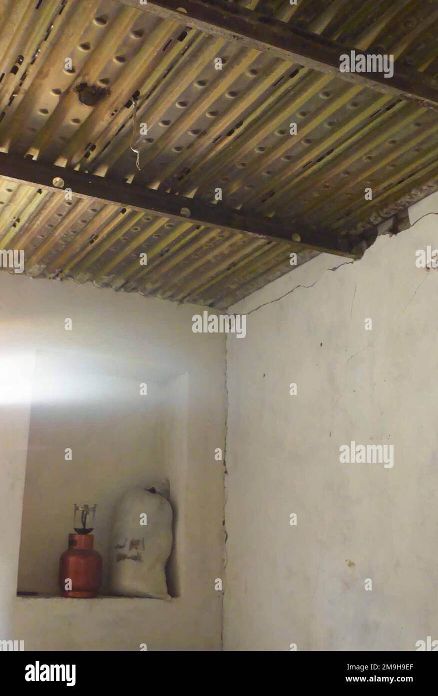An inside view of the food pantry maintained by Anti-Taliban Forces ...