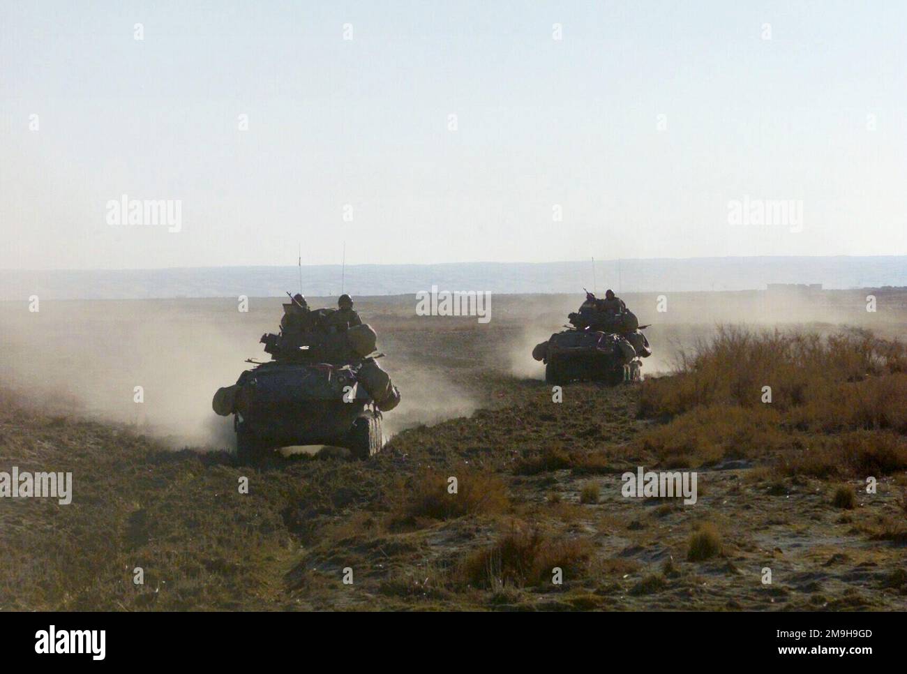 A pair of LAV-25s (Light Armored Vehicle-25) with the Marines from ...