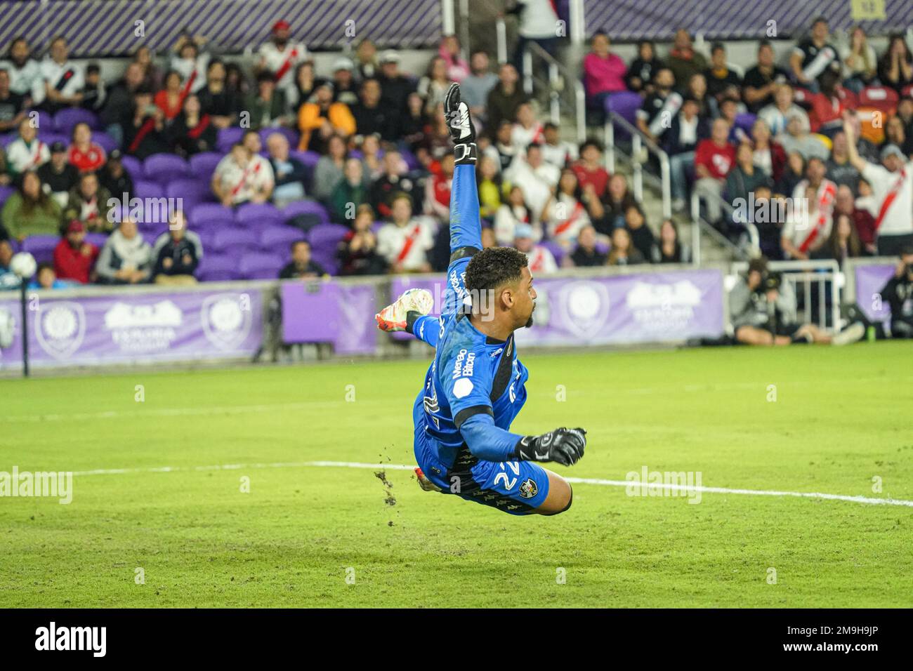 Orlando, Florida, USA, January 18, 2023, Vasco Da Gama goalkeeper ...