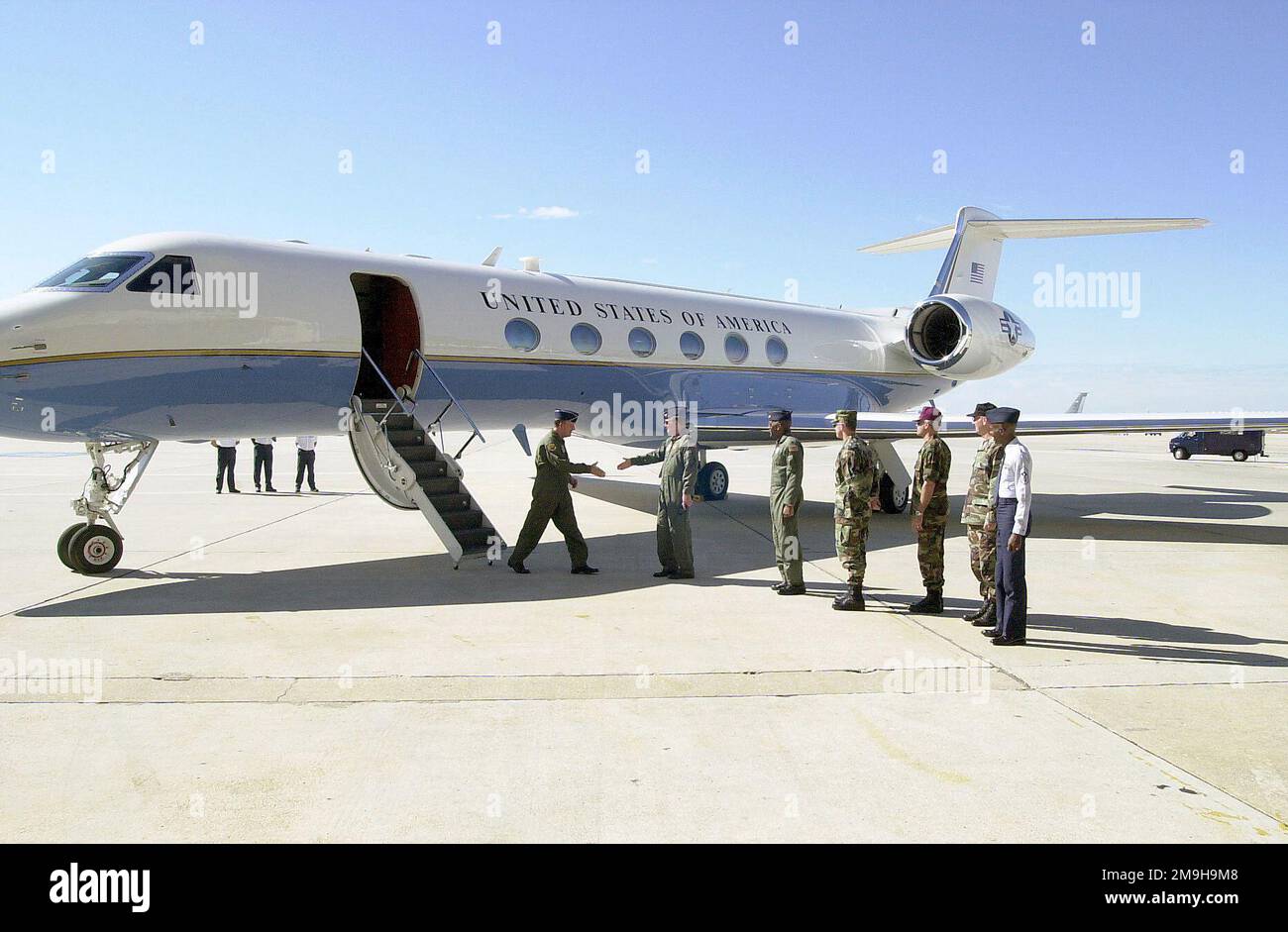 After arriving at MacDill AFB, Florida (FL) onboard a US Air Force ...