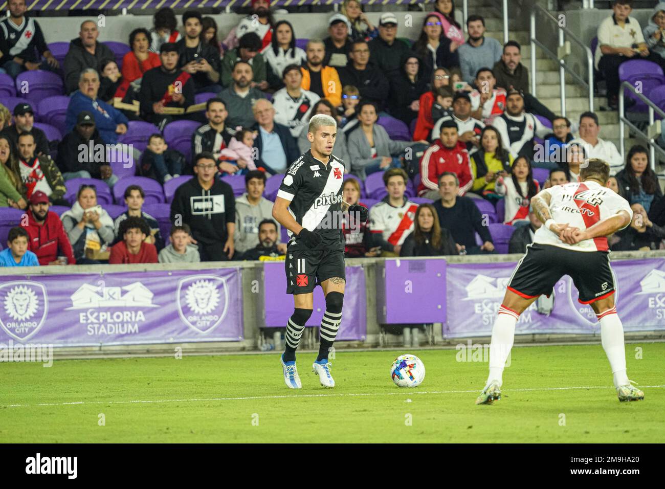 Orlando, Florida, USA, January 18, 2023, Vasco Da Gama player Gabriel ...