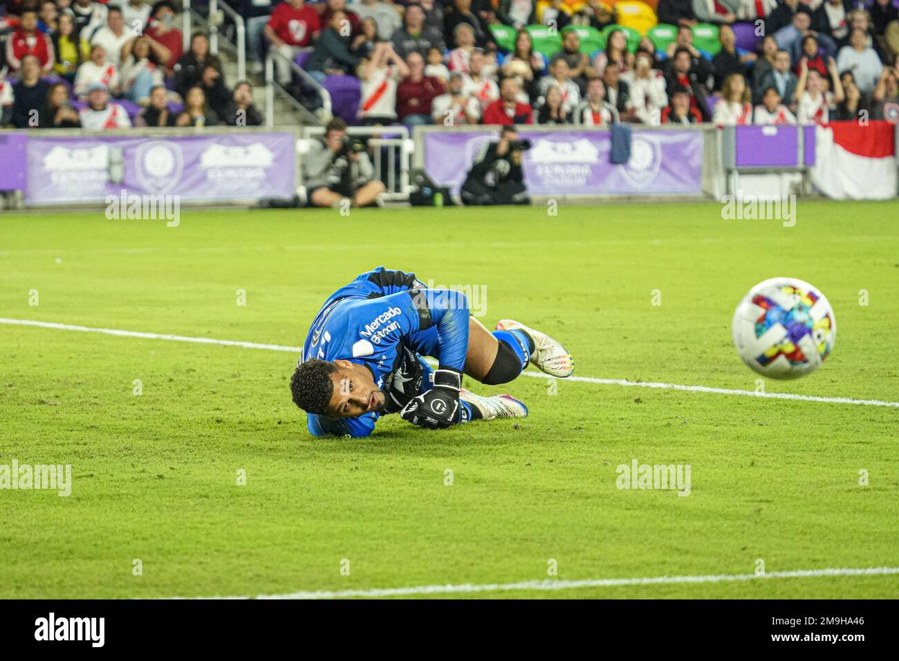 Orlando, Florida, USA, January 18, 2023, Vasco Da Gama goalkeeper ...
