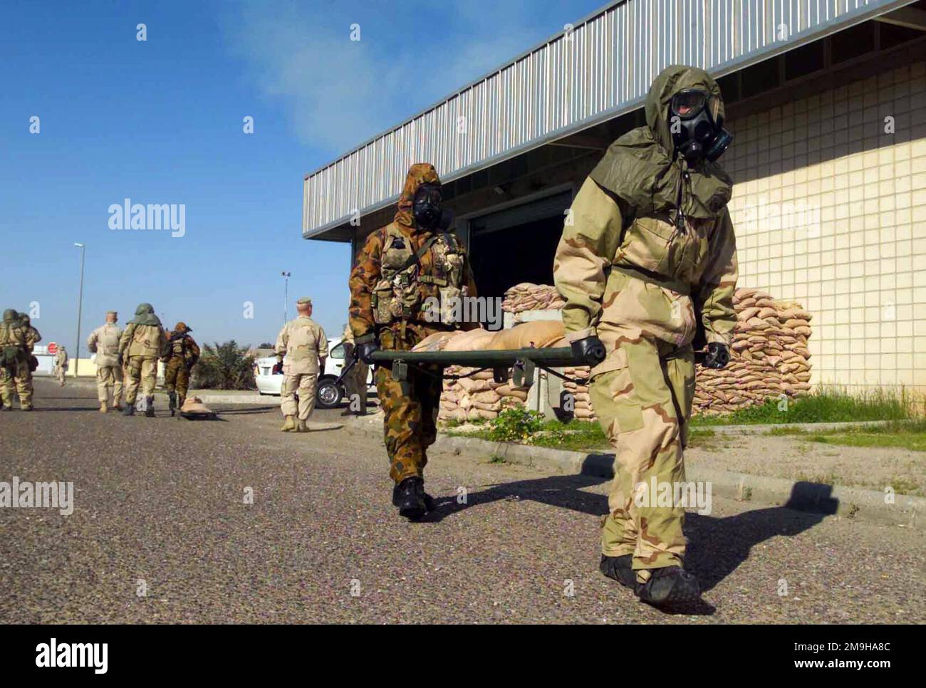 The task to carry a stretcher filled with sandbags while in Mission ...