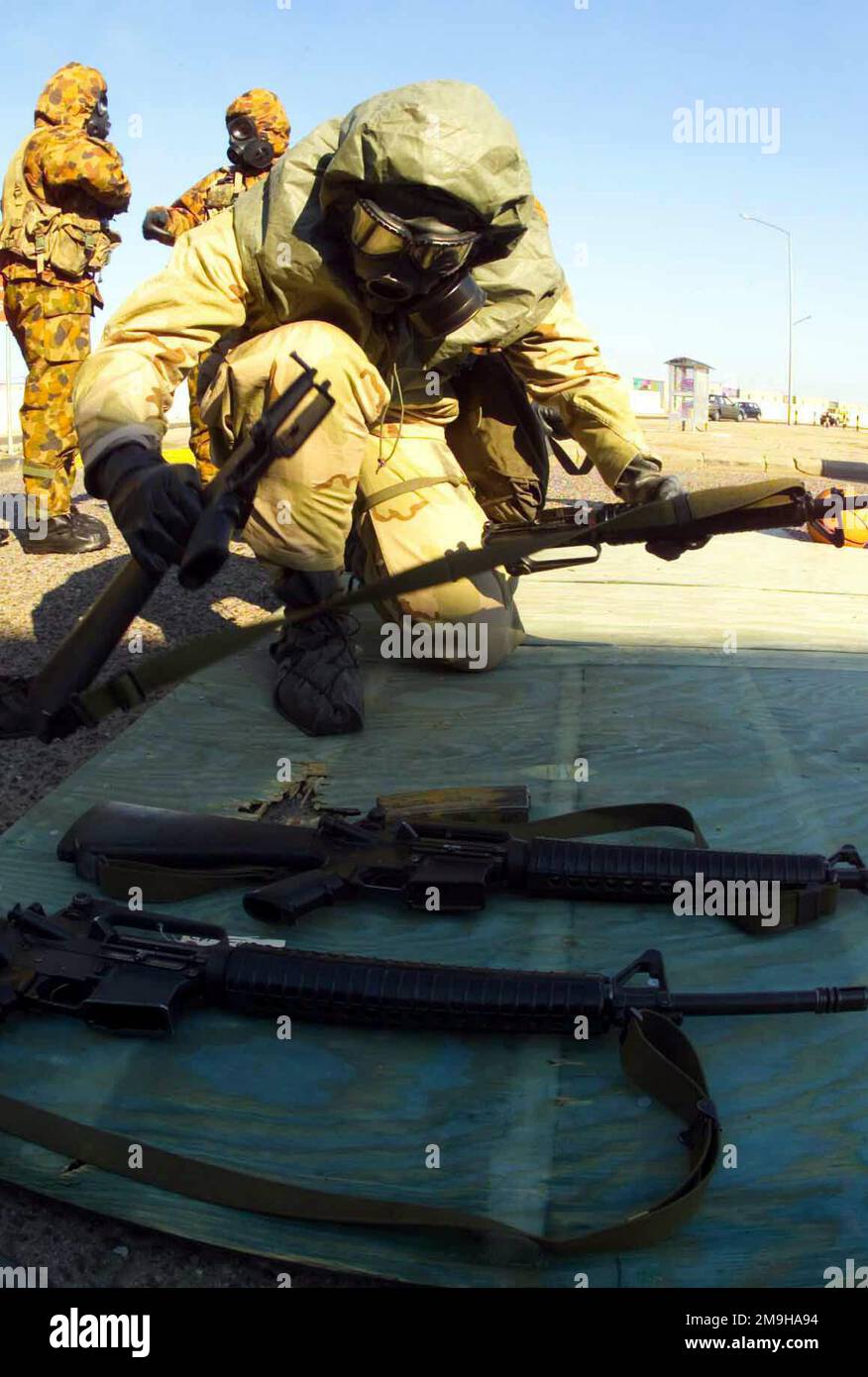 A Marine with Combined Joint Task Force (CJTF) in his Joint Service ...
