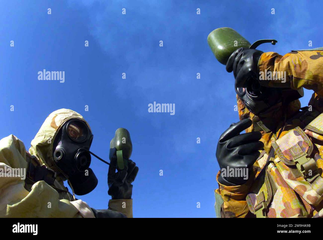 A Marine with Combined Joint Task Force (CJTF) and his Australian ...