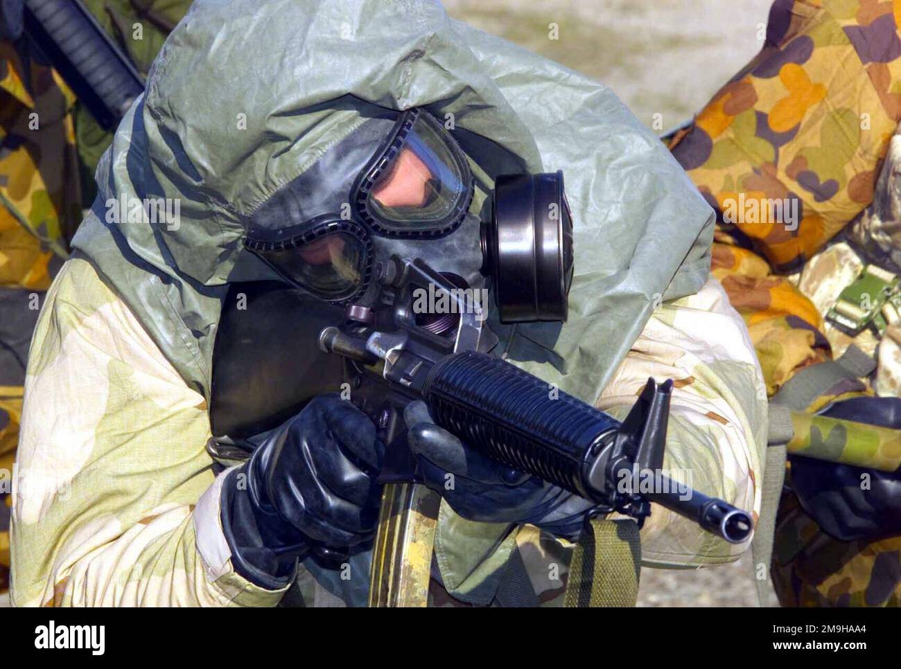 After reassembling his Colt 5.56 mm M16A2 Assault Rifle, while in his ...