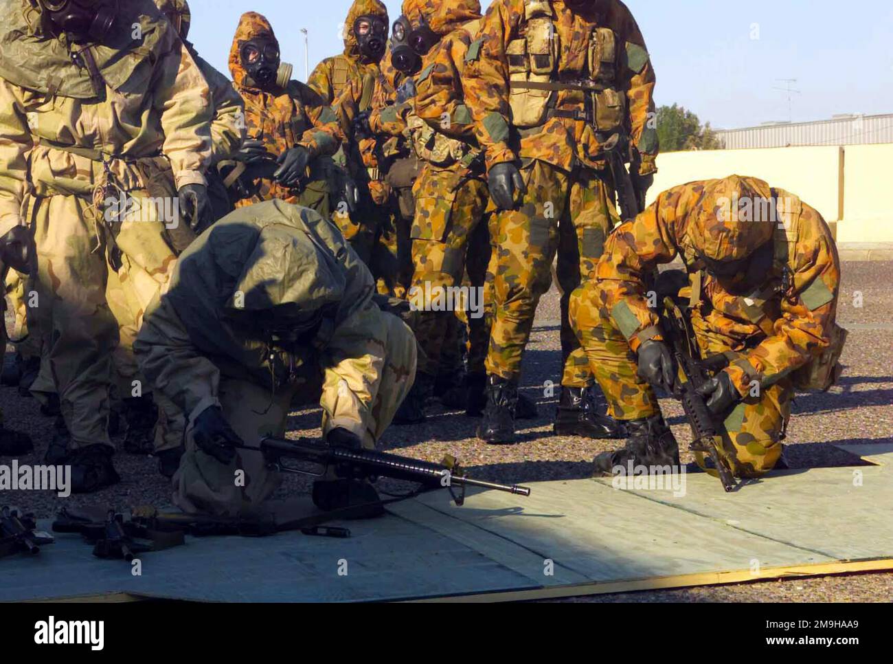 A Marine with Combined Joint Task Force (CJTF) competes with a service ...