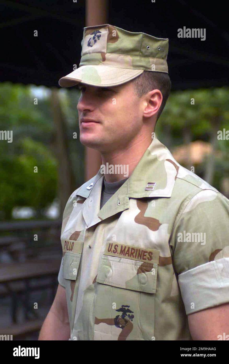 Captain Todd A. Pillo, USMC, Commanding Officer, Marine Security Forces ...
