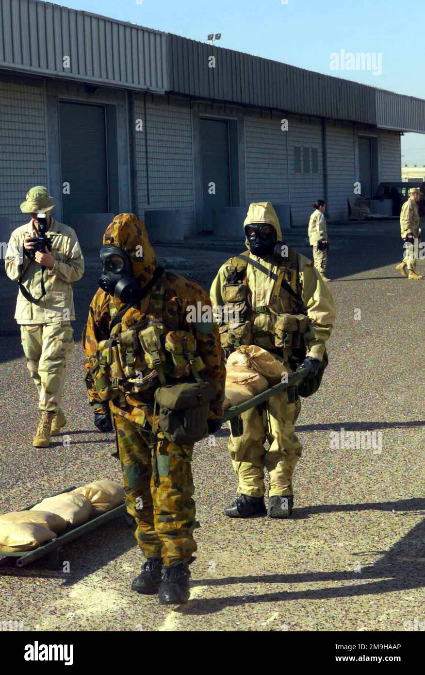 The task to carry a stretcher filled with sandbags while in Mission ...
