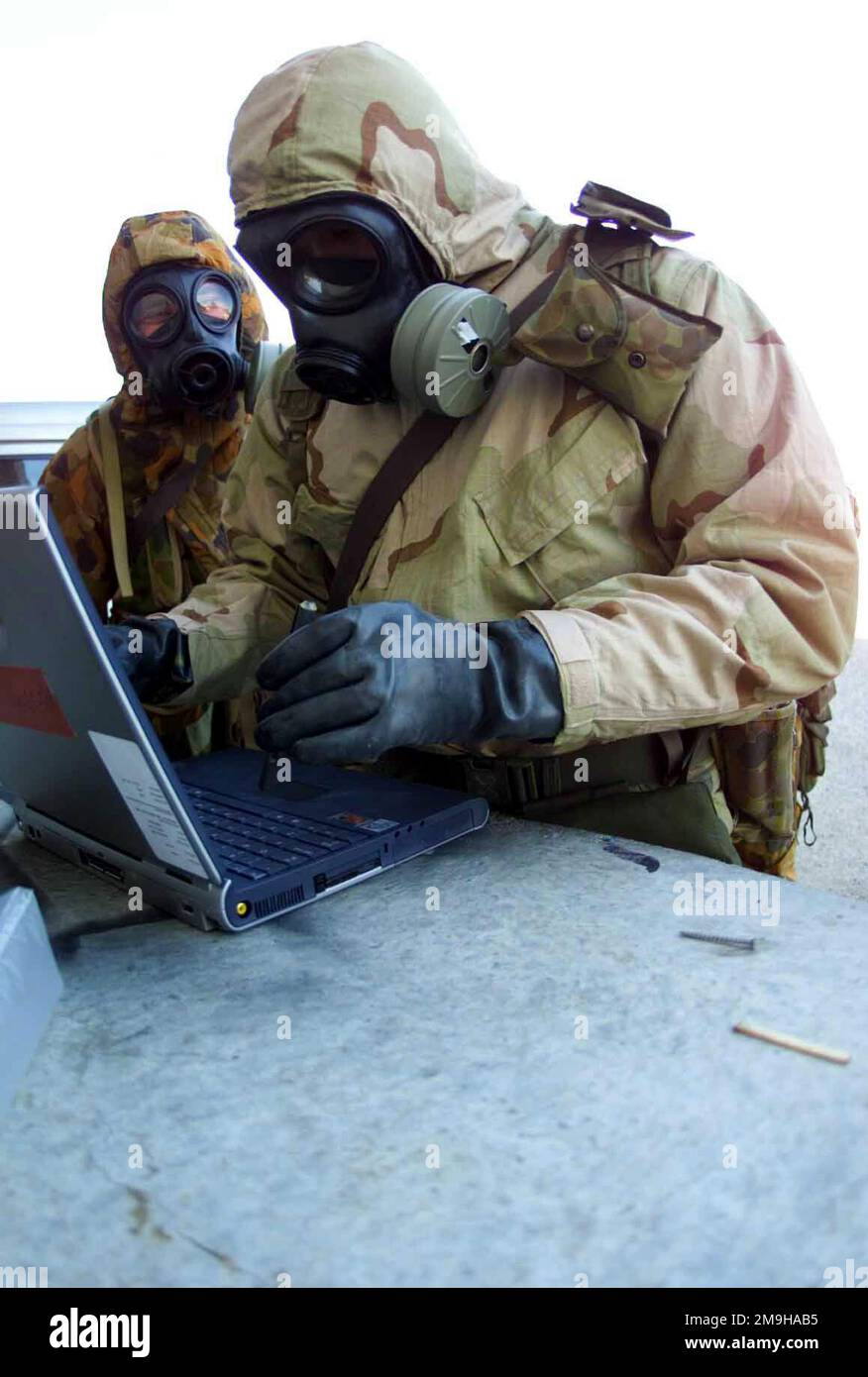 A Marine with Combined Joint Task Force (CJTF) test his skills while in ...