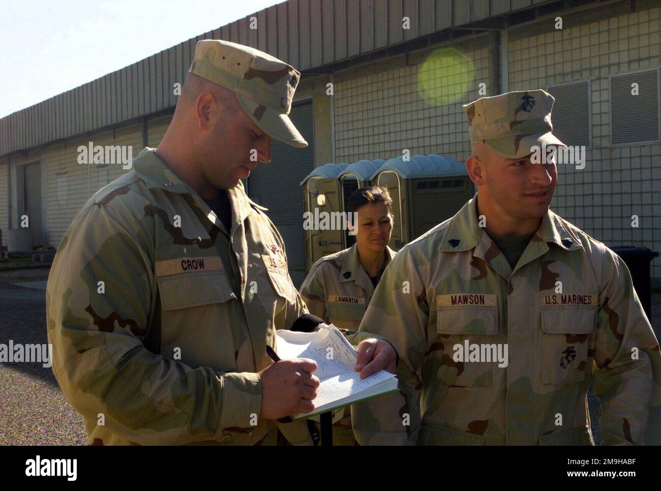 CHIEF Warrant Officer Two (CWO2) William D. Crow, USMC, a Combat Camera ...