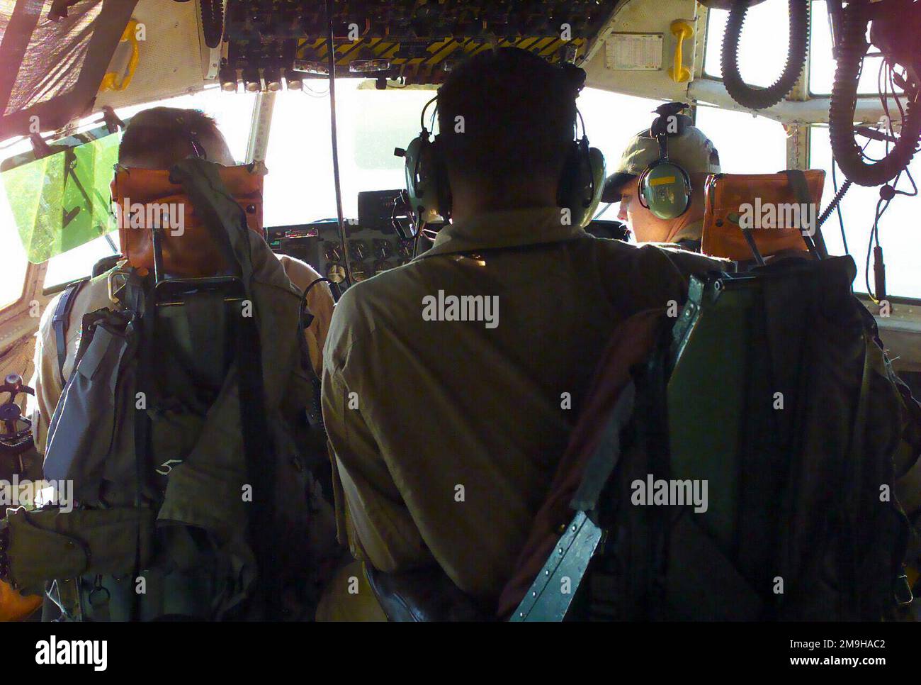 Major Dwight Neeley, USMC, (right), pilot, Sergeant Wayne, USMC ...