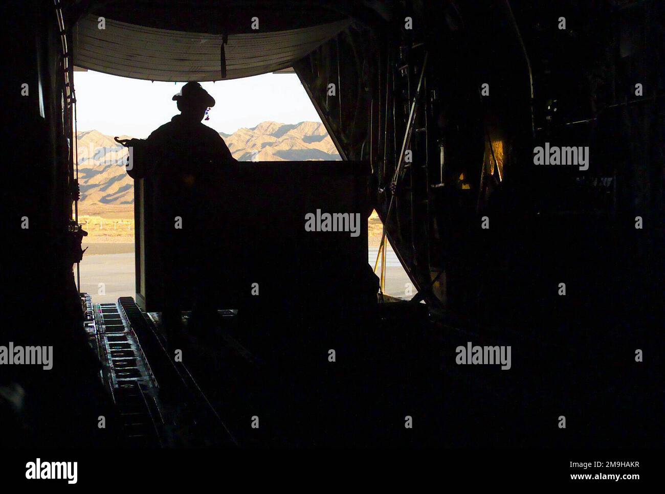 Marine aircrewman with Marine Aerial Refueler Transport Squadron (VMGR ...