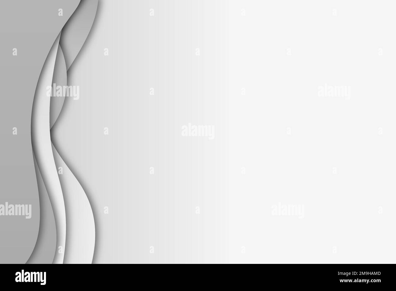 Gray curve frame template vector Stock Vector Image & Art - Alamy