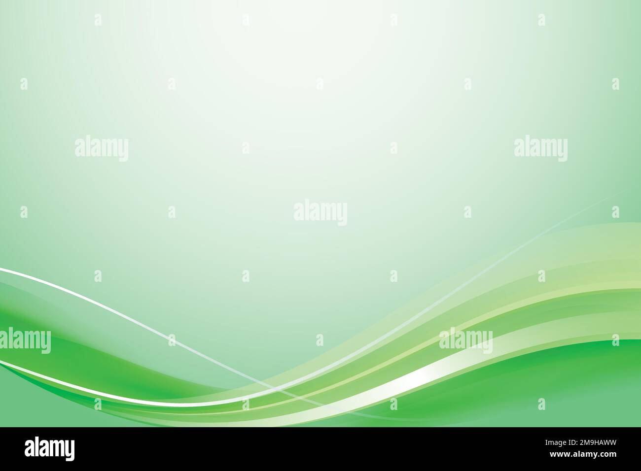 Green curve frame template vector Stock Vector Image & Art - Alamy
