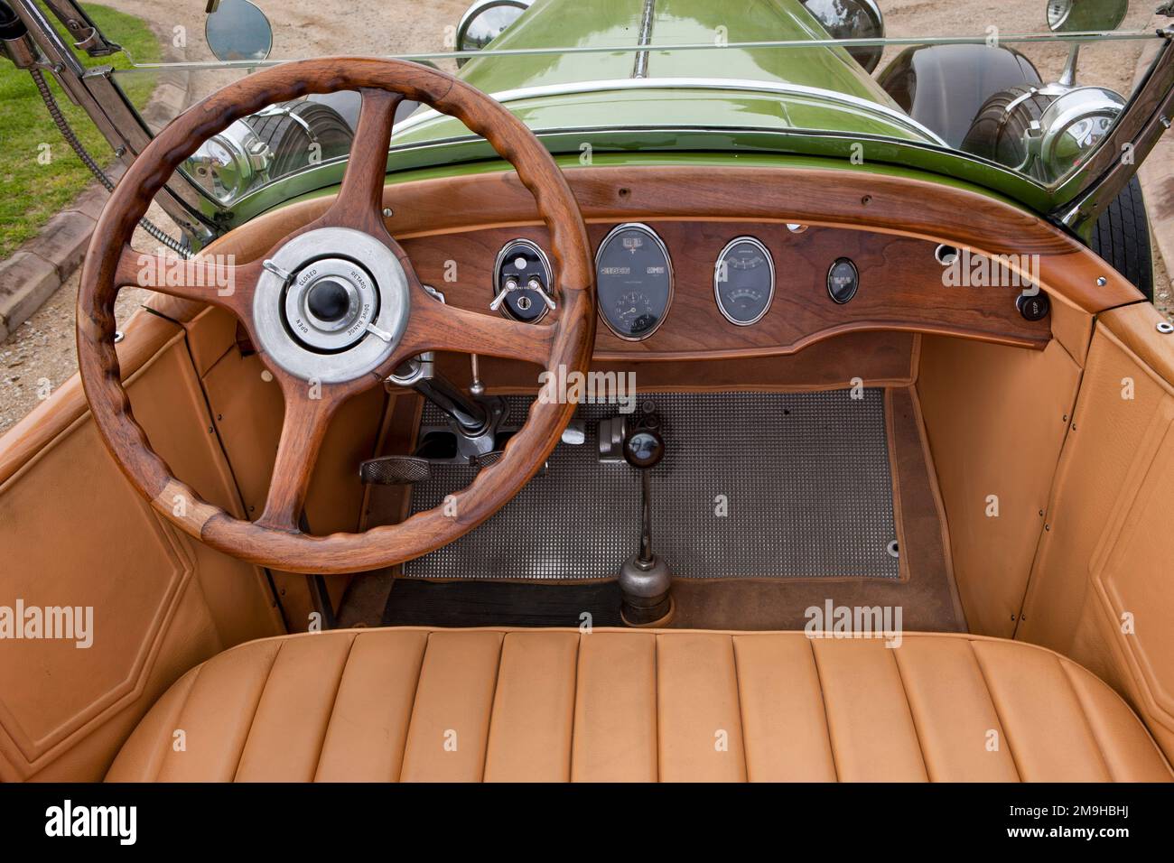Interior view of 1926 Packard Eight 243 7-Passenger Touring car Stock ...