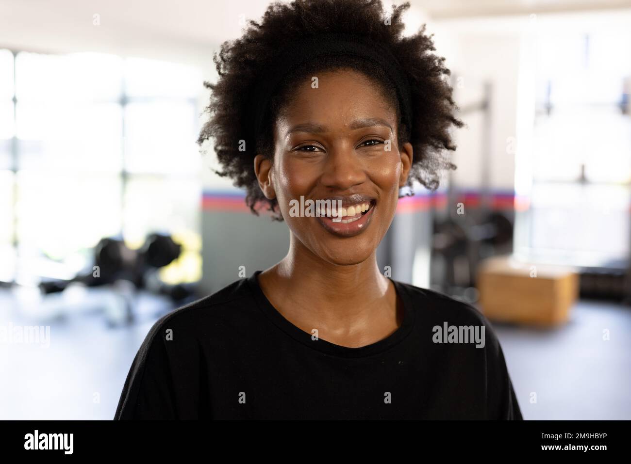 African american fit hi-res stock photography and images - Alamy