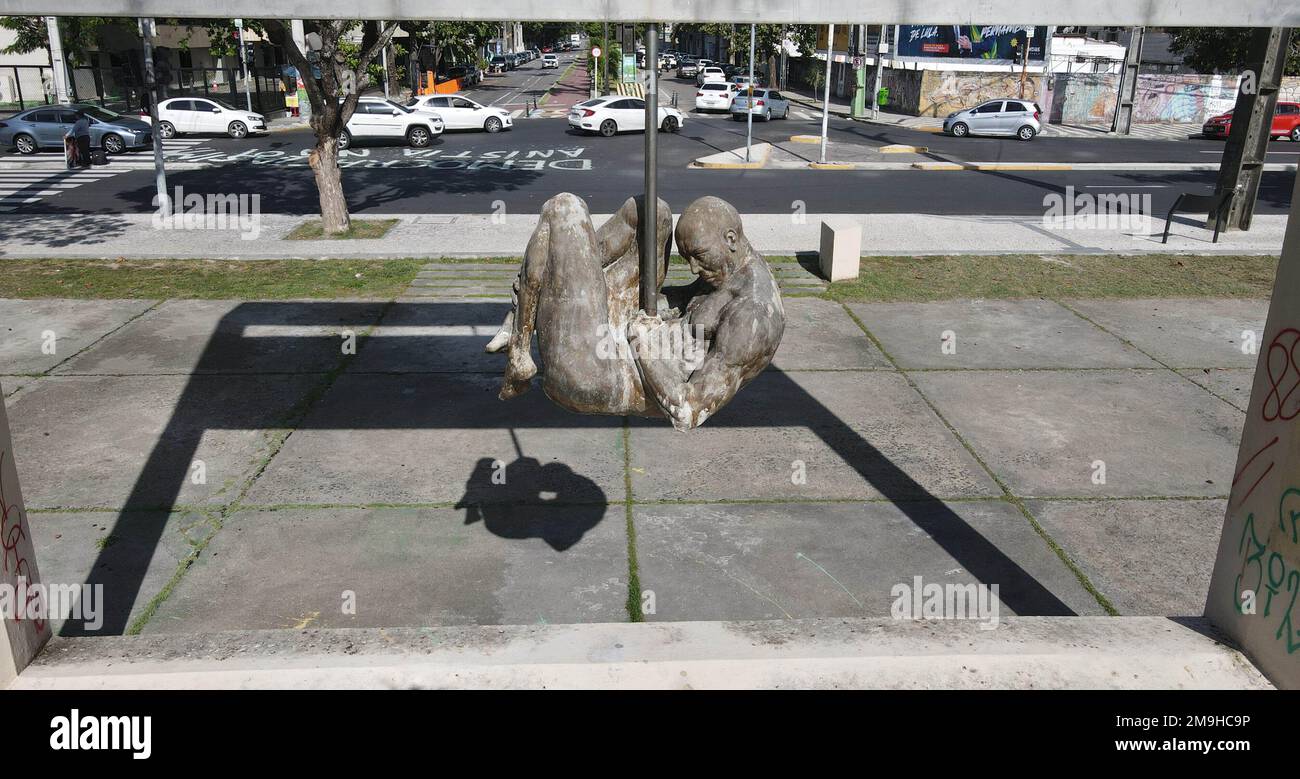 Recife, Brazil. 18th Jan, 2023. The Tortura Nunca Mais Monument is a ...