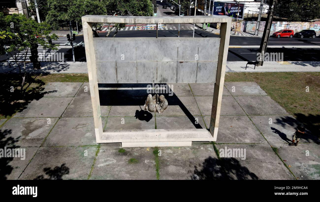 Recife, Brazil. 18th Jan, 2023. The Tortura Nunca Mais Monument is a ...