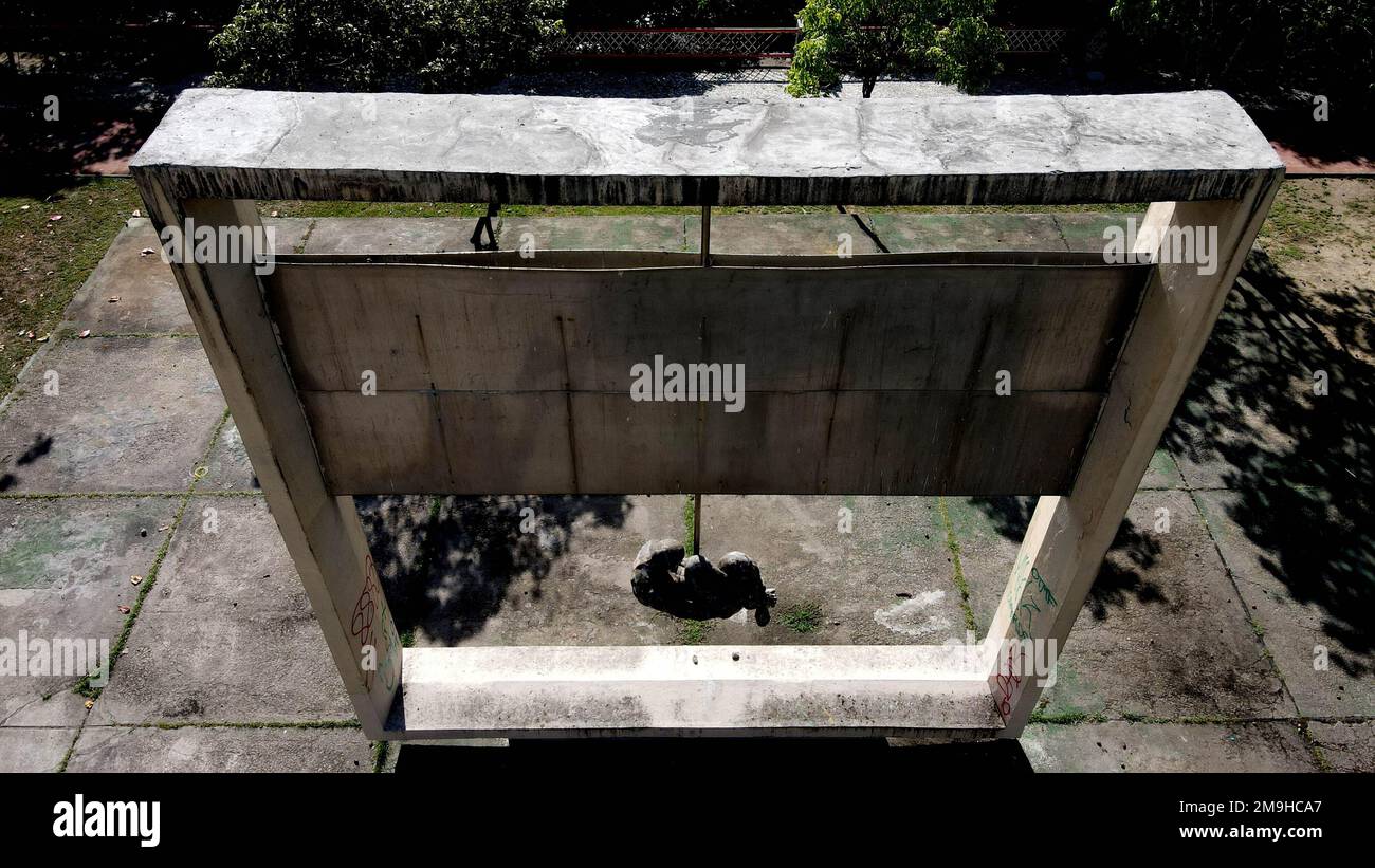 Recife, Brazil. 18th Jan, 2023. The Tortura Nunca Mais Monument is a ...