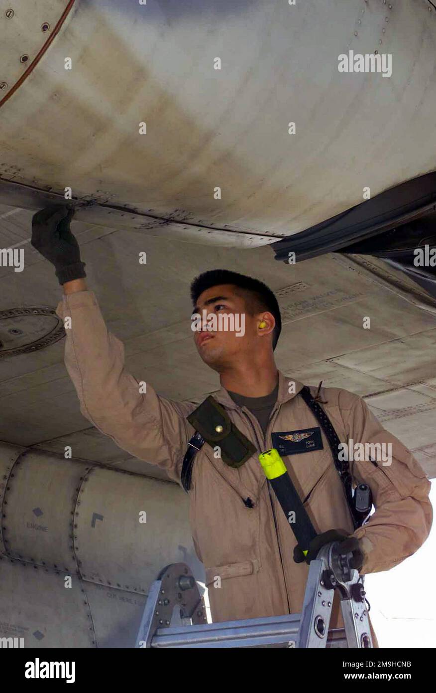 Sergeant Ricky Poon, USMC, First Mech (Mechanic), with the Marine ...