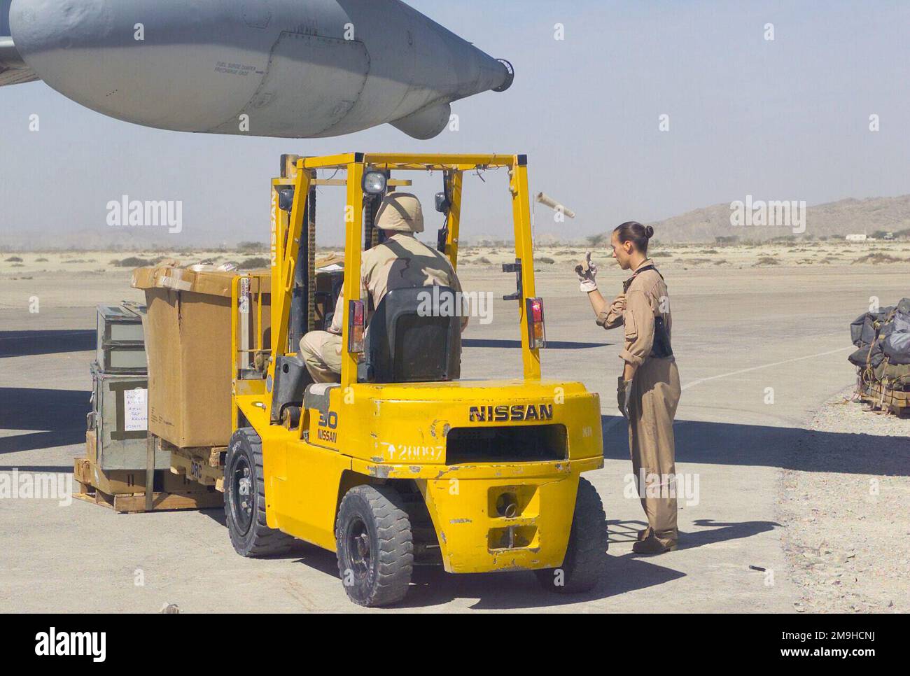 At a forward operating base, Loadmaster Sergeant Jessica Lujick, USMC ...